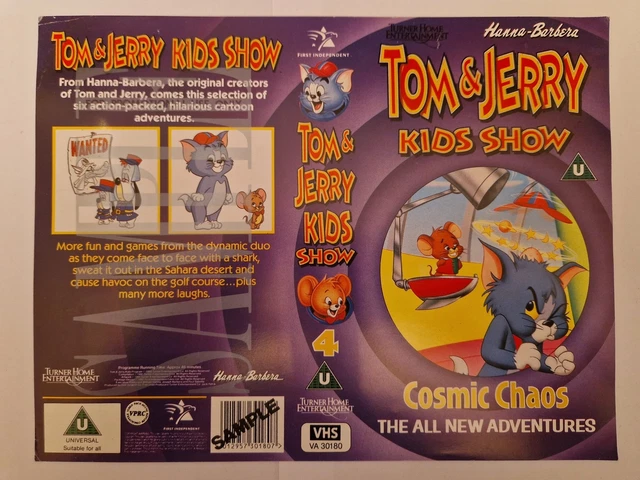 TOM & JERRY Kids Show - Cosmic Chaos - Promo Sample Video Sleeve/Cover ...