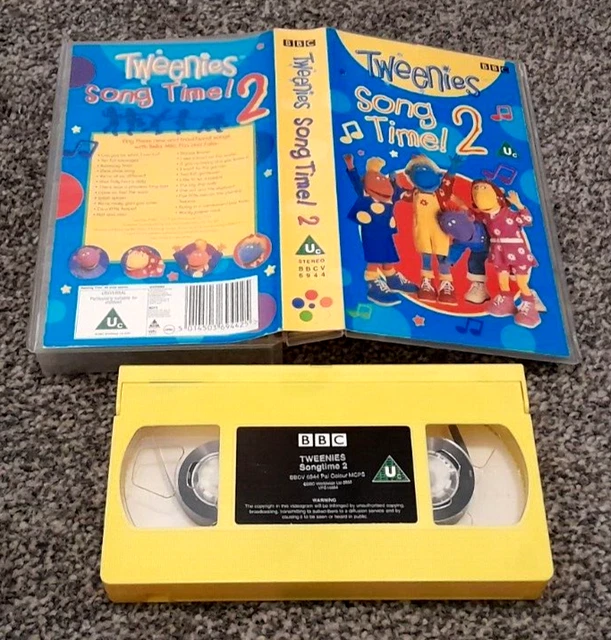 TWEENIES SONG TIME 2 Bbc Video Bella Fizz Milo Jake Pal Vhs Video Kids ...