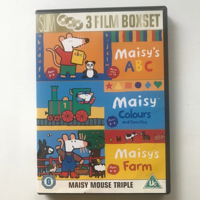 MAISY ABC/ MAISY Colours/ Maisy Farm DVD - R2 & 4 EUR 15,26 - PicClick IT