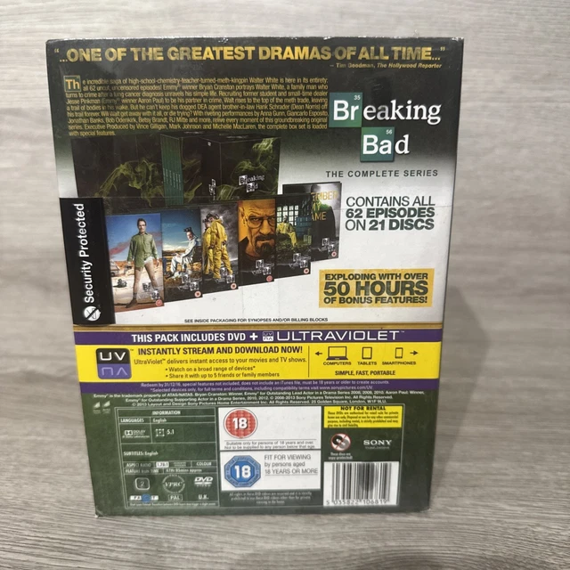 BREAKING BAD THE Complete Series DVD Box Set brand new includes UV ...