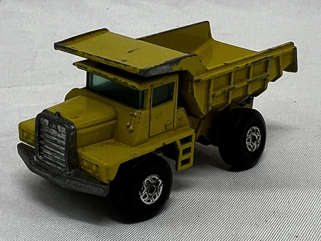 MATCHBOX LESNEY SUPERFAST 28 Mack Dump Truck original vintage diecast ...
