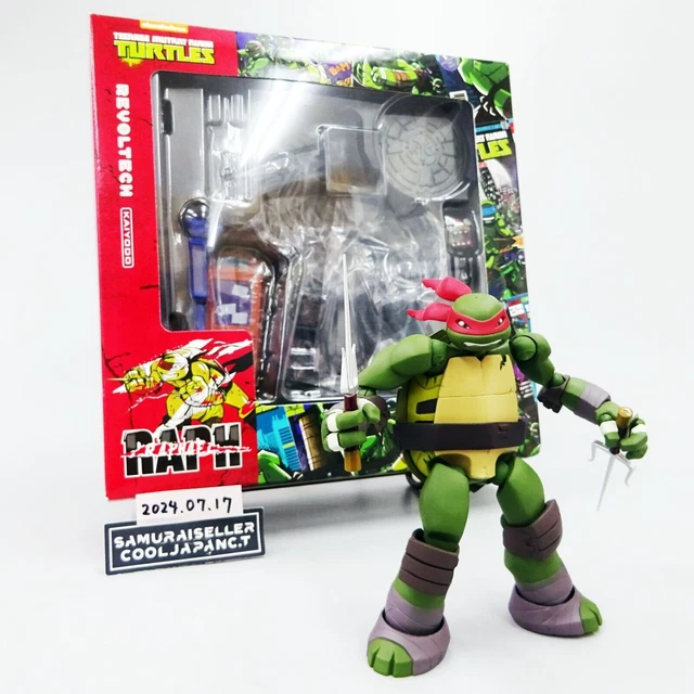 FIGURINE ARTICULÉE REVOLTECH Teenage Mutant Ninja Turtles Raphael ...
