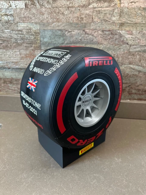 POLE POSITION TROPHY Tire Replica Lewis Hamilton Silverstone 2021 EUR ...
