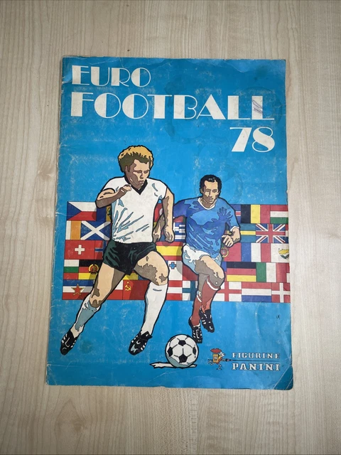 EURO FOOTBALL 78 Sammelheft Album Panini inkl. Goldwappen-Poster ...