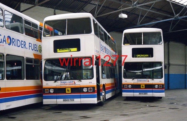 ORIGINAL BUS PHOTOGRAPHIC negative Stagecoach Western Buses Titan ...