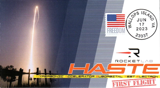 2023 ROCKET LAB Electron 'HASTE' First Flight Wallopis Island 17 June ...