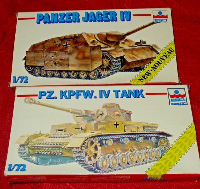ESCI -ERTL 1/72 scale GERMAN PANZER JAGER IV #8320-Pzkpfw.IV #8364 NEW ...