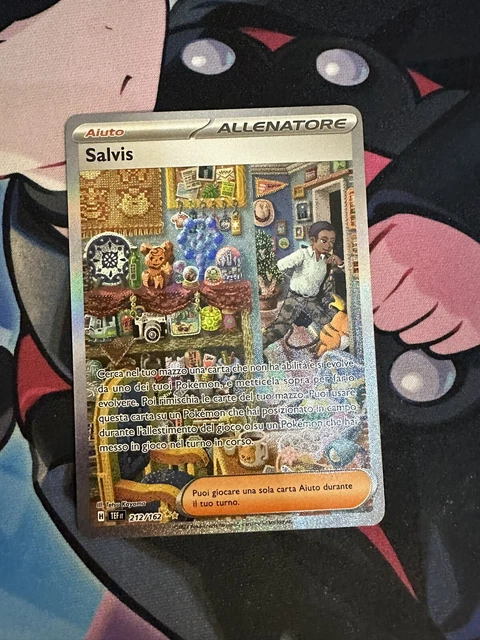 CARTE POKÉMON - Salvis Cronoforze 212/162 Alternative Art Ita Nm Rara ...