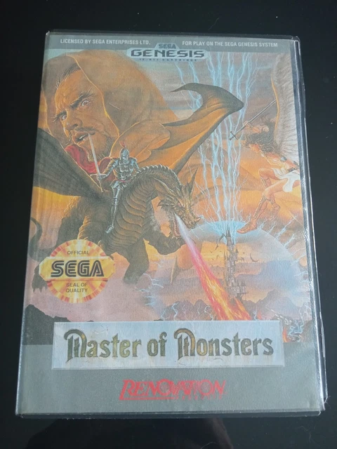 MASTER OF MONSTERS Sega Megadrive Genesis. jeu US Se joue sur Megadrive ...