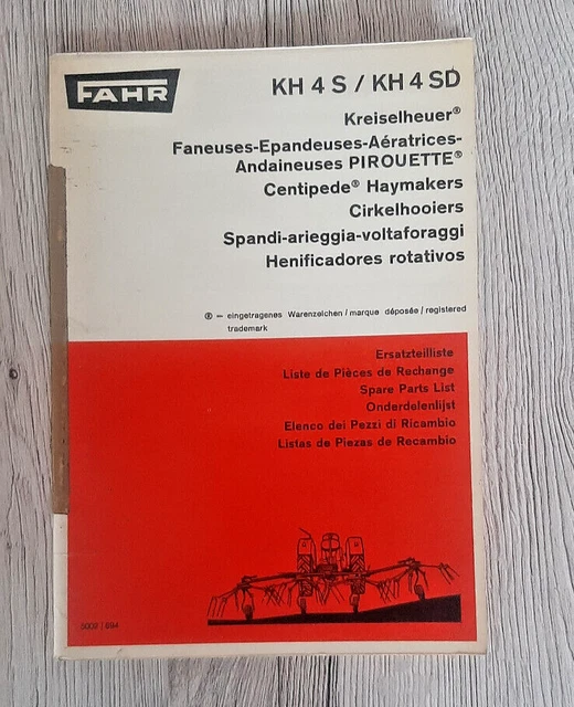 Fahr Kh 4 Technische Daten