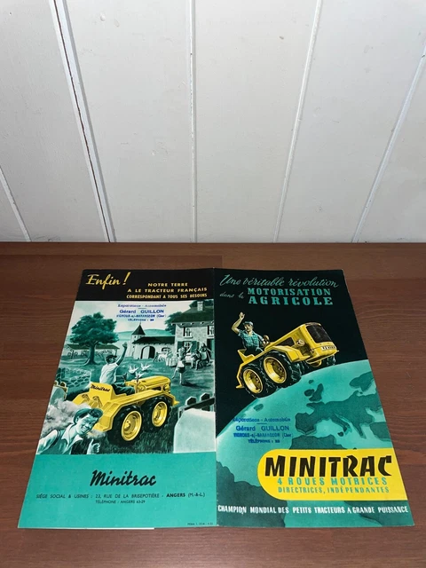 BROCHURE PROSPEKT PROSPECTUS TRACTEUR MINITRAC tractor-traktor-deutz-lanz-someca EUR 9,99 ...