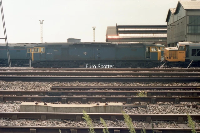 B256 35MM NEGATIVE Class 47 47372 Cardiff Canton c.1989 £2.54 - PicClick UK