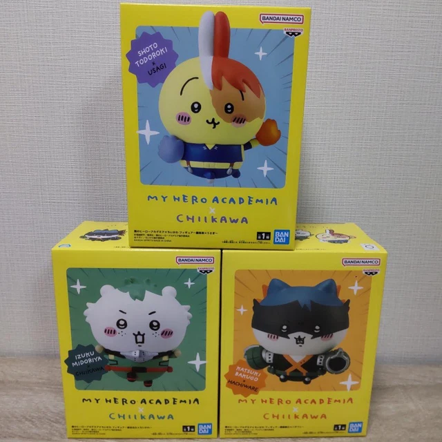 MY HERO ACADEMIA x Chiikawa Figure Izuku Chiikawa Katsuki Hachiware ...