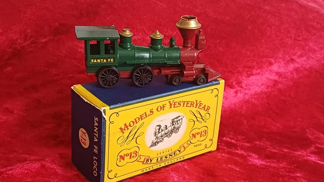 MATCHBOX MODELS OF Yesteryear Lesney No:13 Y-13 Santa Fe Loco in OVP ...
