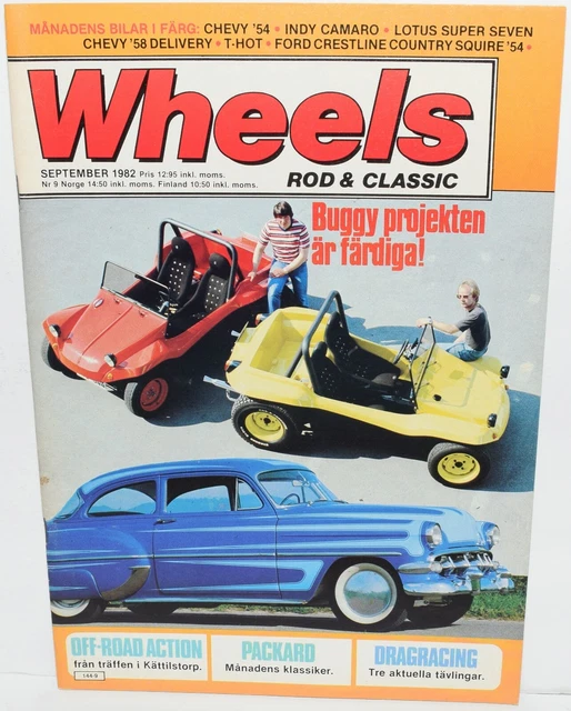 VTG SEPTEMBER 1982 Wheels Hot Rod and Classic Car Motorcycle Magazine ...