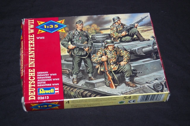 REVELL 1/35 SCALE German Infantry WW2 Model Kit Set £6.50 - PicClick UK