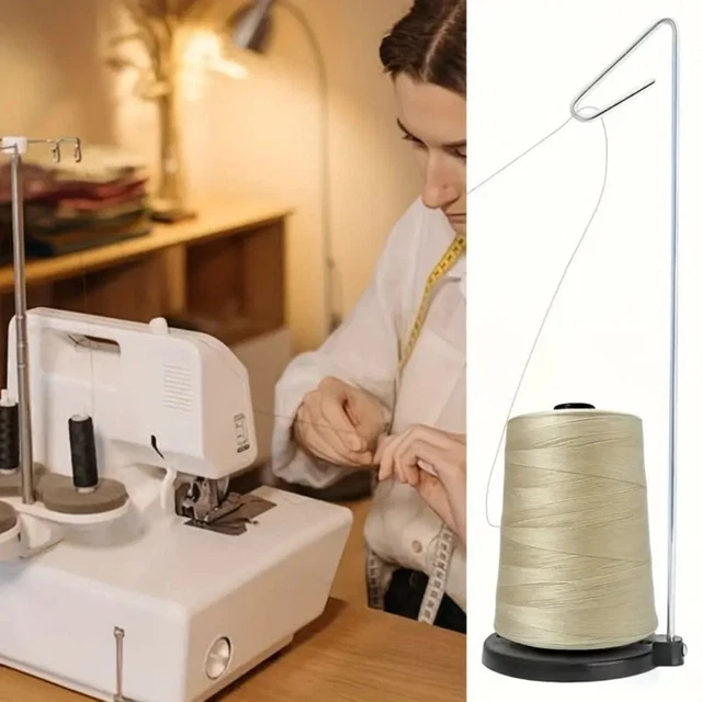 ADJUSTABLE SEWING THREAD Holder Stand Single Cone Large Spool Stand ...