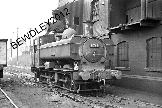 NEGATIVE 35MM GWR PANNIER 8767 SEEN ON 84B OXLEY SHED YARD 1964/5 £3.99 ...