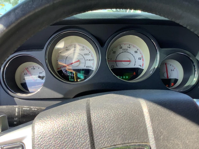 USED SPEEDOMETER GAUGE fits: 2013 Dodge Challenger cluster MPH 160 MPH ...