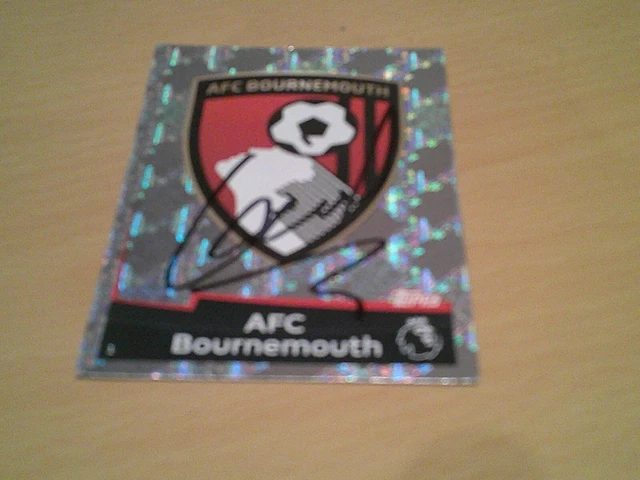SIGNED BOURNEMOUTH BADGE by ex player ethan laird £1.00 - PicClick UK