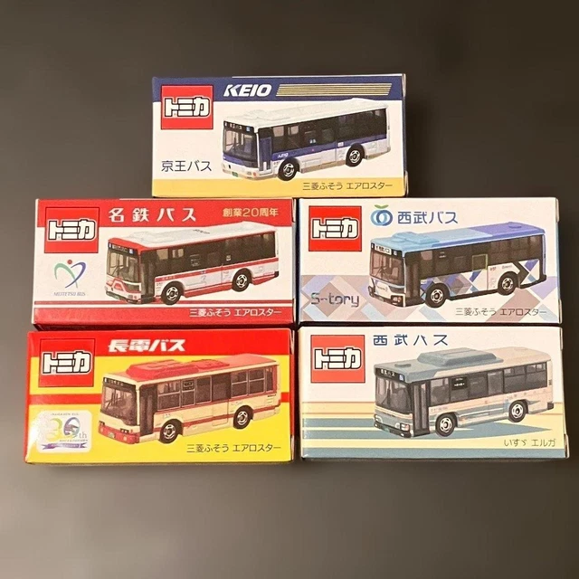 TOMICA KEIO BUS Seibu Bus Meitetsu Bus Nagano Electric Railway Bus EUR ...