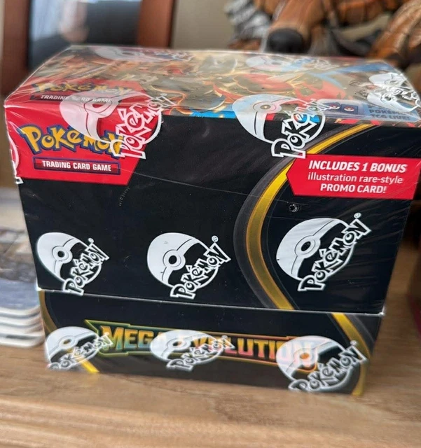 POKÉMON TCG: MEGA Evolution Enhanced Booster Display Box 36 Packs & 1 ...