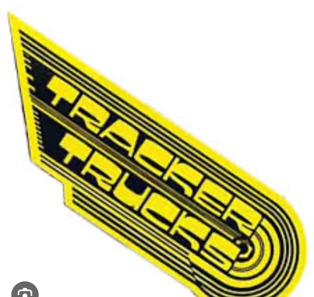 VINTAGE TRACKER TRUCKS skateboard sticker £11.99 - PicClick UK