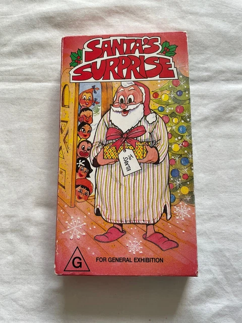 SANTA'S SURPRISE VHS Video Tape Christmas Children Animated Movie ...