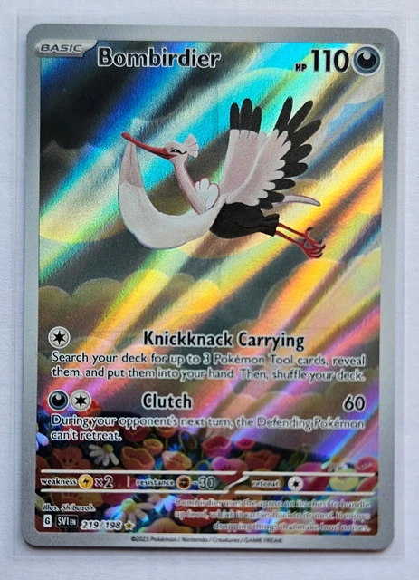 BOMBIRDIER 219/198 SCARLET & Violet Pokemon Card - Illustration Rare ...
