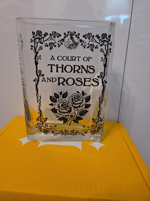 TK MAXX HOMESENSE A Court Of Thorns And Roses Glass Book Vase Rare ...