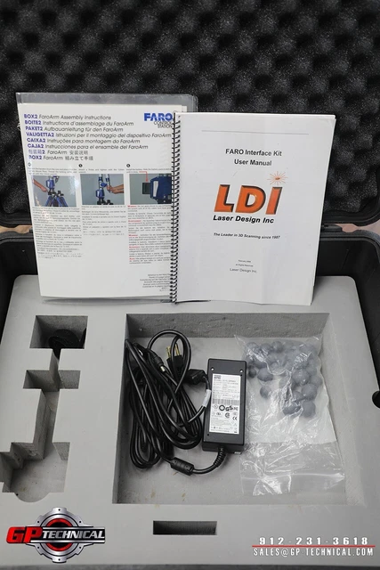 FARO ARM PLATINUM w/Laser Design Inc. SLP-500 3D Laser Scanner Head ...