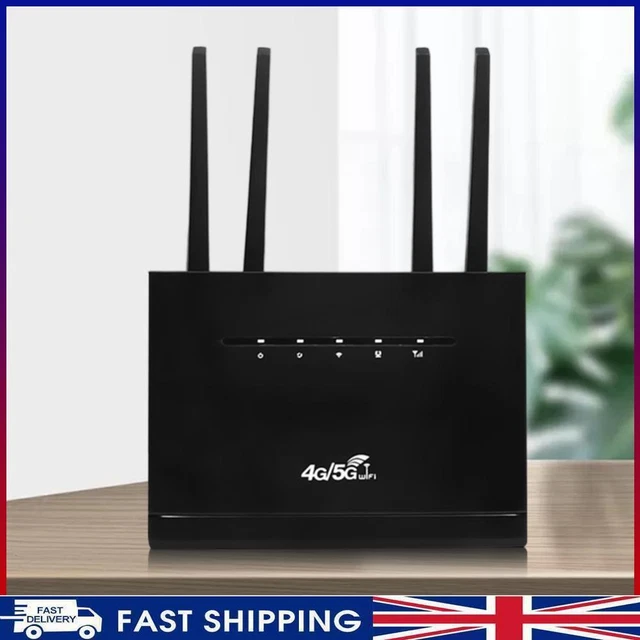 ~ 4G CPE Router WIFI Router Modem 300Mbps with SIM Card Slot RJ45 WAN ...