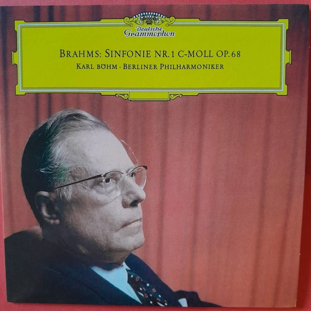KARL BOHM : BRAHMS SYMPHONY N° 1 (album 1960) ~ CD 2021 Deutsche ...