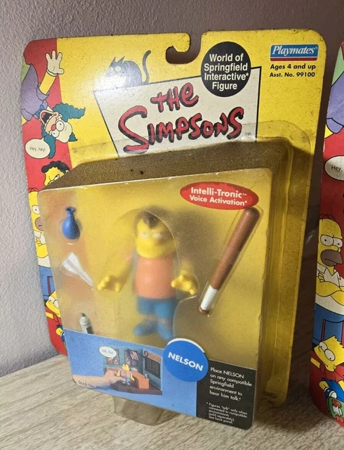 FIGURA DE ACCIÓN NELSON Los Simpson WOS World Of Springfield nuevos ...
