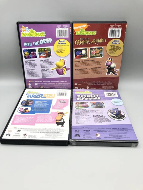 THE BACKYARDIGANS NICKELODEON Nick Jr DVD Bundle Lot Of 4 Knights ...