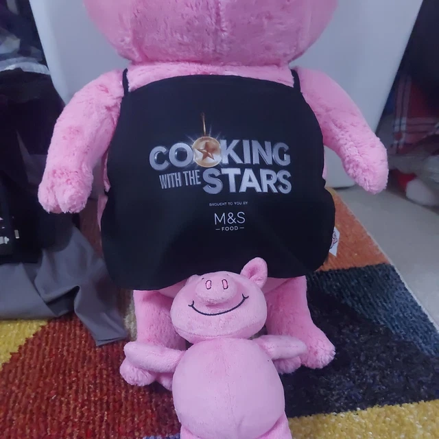 PERCY PIG PLUSH Chef M&S Cooking with the Stars 20" Collectable 2021 £ ...