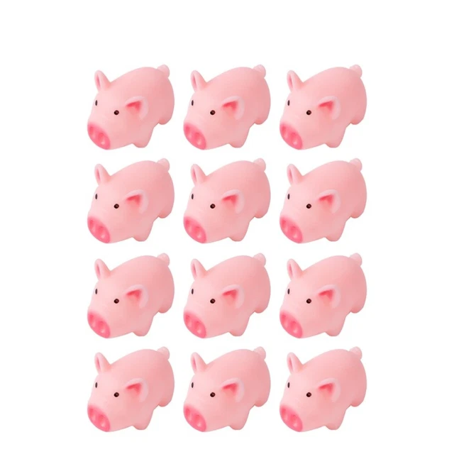 SCREAMING PIGS DOG Chew Bite Toy Squeeze Unzip Toys Funny Squeaky Pig ...