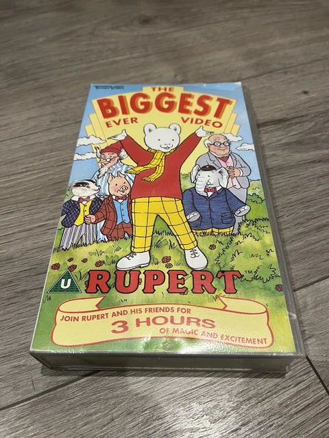 RUPERT BEAR THE Biggest Ever Video Vhs £4.99 - PicClick UK