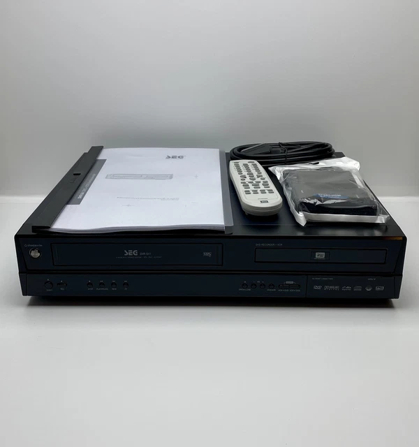 SEG DVR 841 DVD VHS Recorder Kombigerät Videorekorder VCR ...
