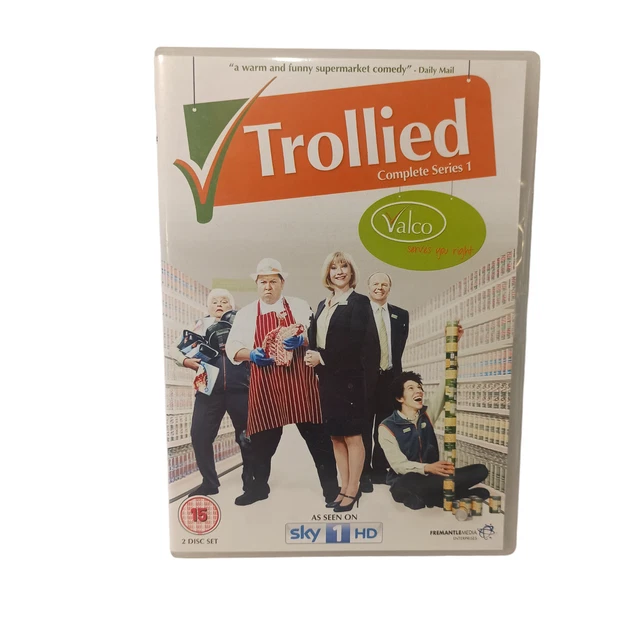 TROLLIED SERIES 1 DVD Comedy Sitcom British Supermarket Romance ...