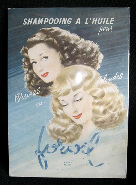 ANCIEN CARTON PUBLICITAIRE FORVIL (années 50) EUR 25,00 - PicClick FR