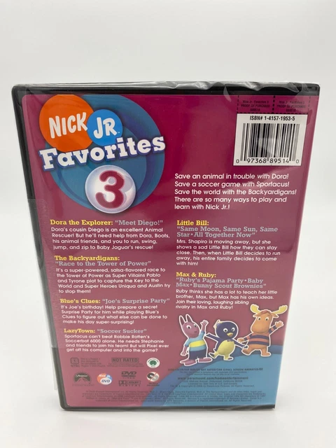 NEW - NICK Jr. Favorites - Vol. 3 (DVD, 2006) $92.39 - PicClick CA