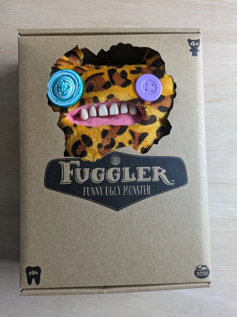 FUGGLER FUNNY UGLY Monster Leopard Print Indecisive Monster Soft Toy ...