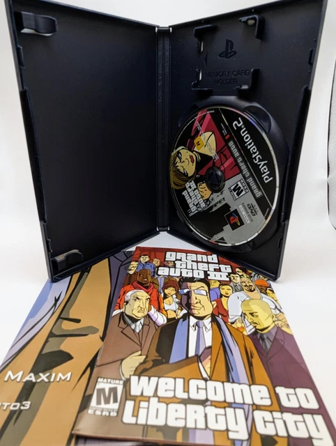 GRAND THEFT AUTO III GTA 3 PS2 PlayStation 2 Complete CIB + Map Great ...