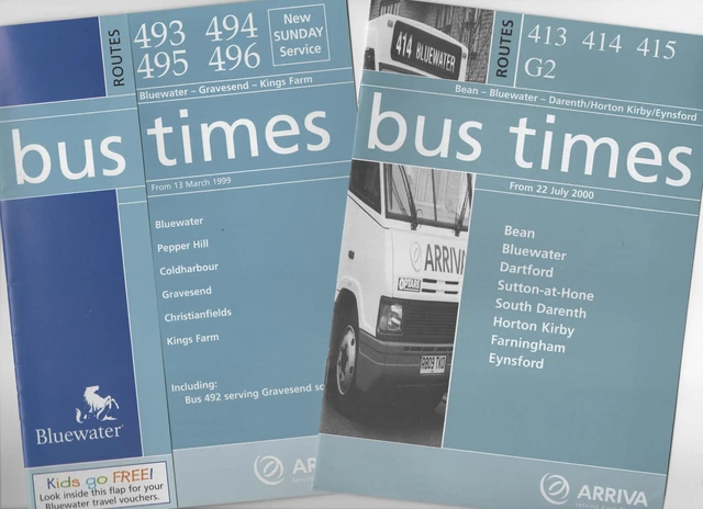 ARRIVA KENT BUS timetable leaflets x 10 £4.99 - PicClick UK