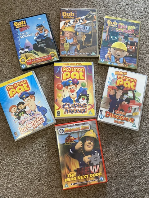 KIDS DVD BUNDLE x 7 BOB THE BUILDER / Fireman Sam / Postman Pat £0.99 ...