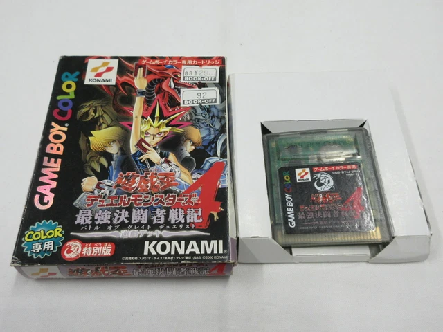 YU-GI-OH DUEL MONSTERS 4 Battle of the Duelist Gameboy in scatola colore GBA GBC Giappone EUR 32 ...