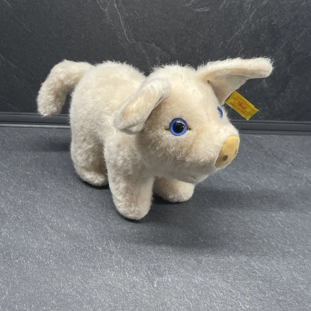 STEIFF SCHWEINCHEN PIGGY Ferkel Schwein Stofftier Plüschtier 072413 ca ...