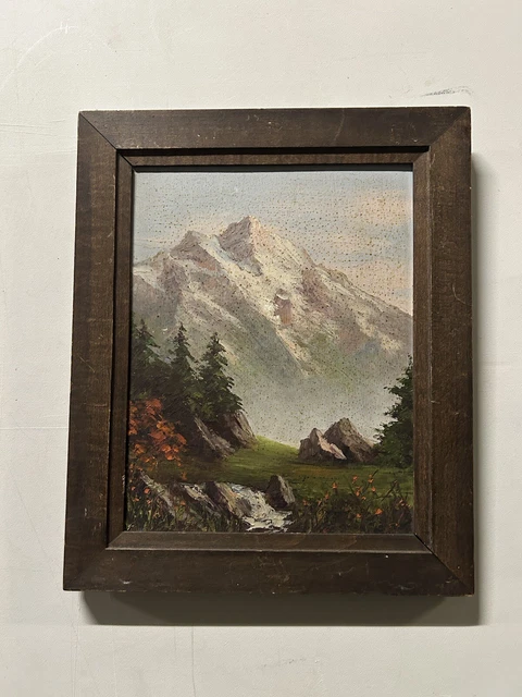 TABLEAU HUILE SUR panneau Signé Astrid WALFORD EUR 120,00 - PicClick FR