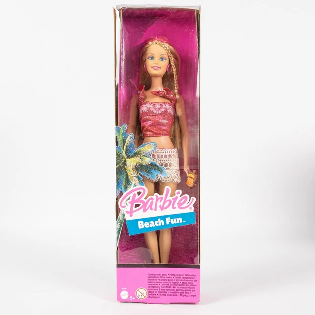 BNIB 2005 MATTEL Barbie doll #J0697 Beach Fun £30.00 - PicClick UK